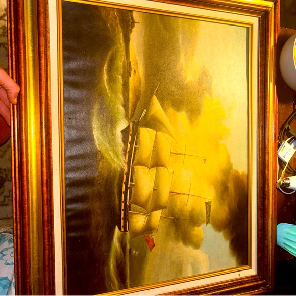 Samuel Gibson oil painting | Art | Ss Frankfield 867 Oil Painting By ...